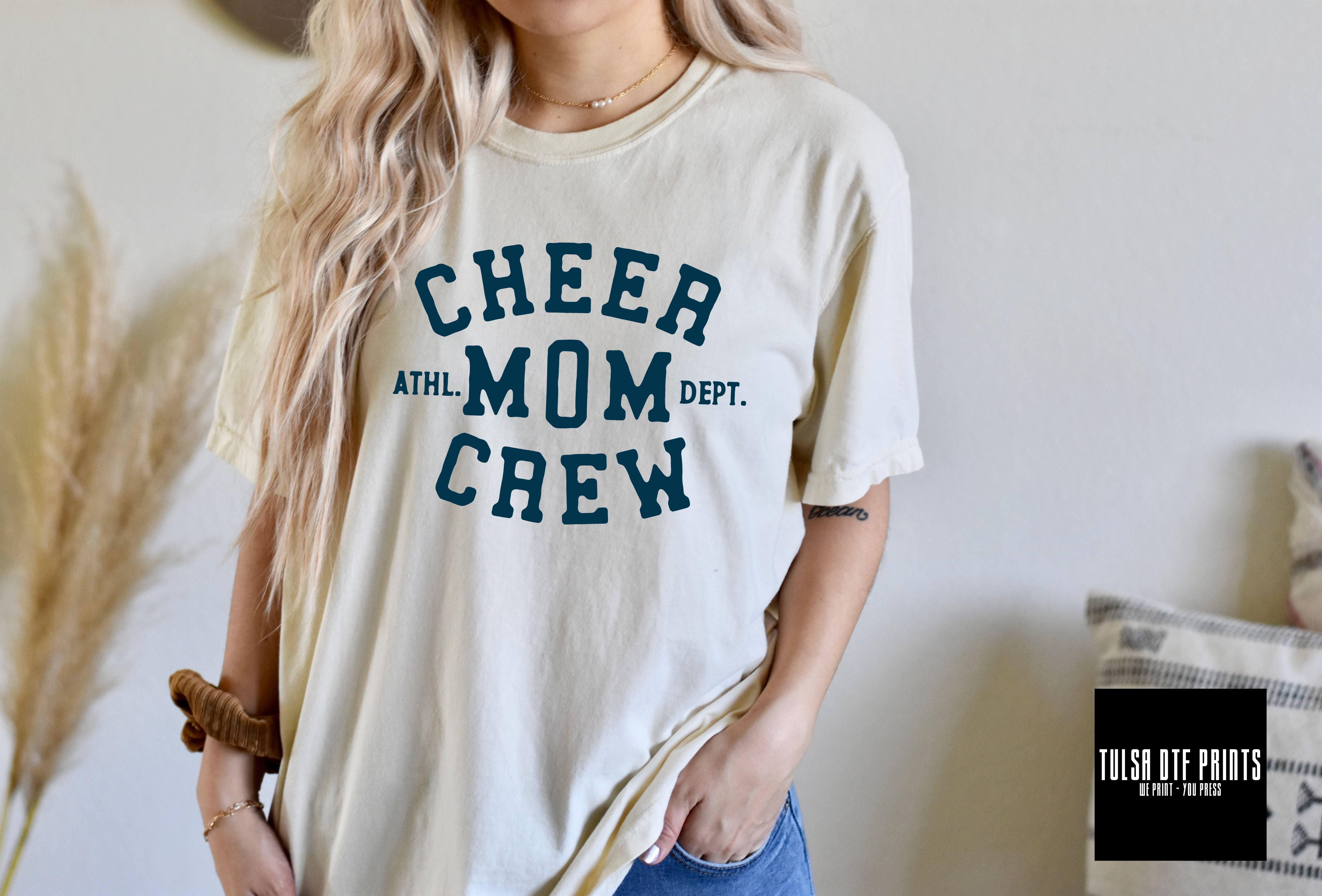 DTF CHEER MOM CREW TRANSFER – Tulsa DTF Prints