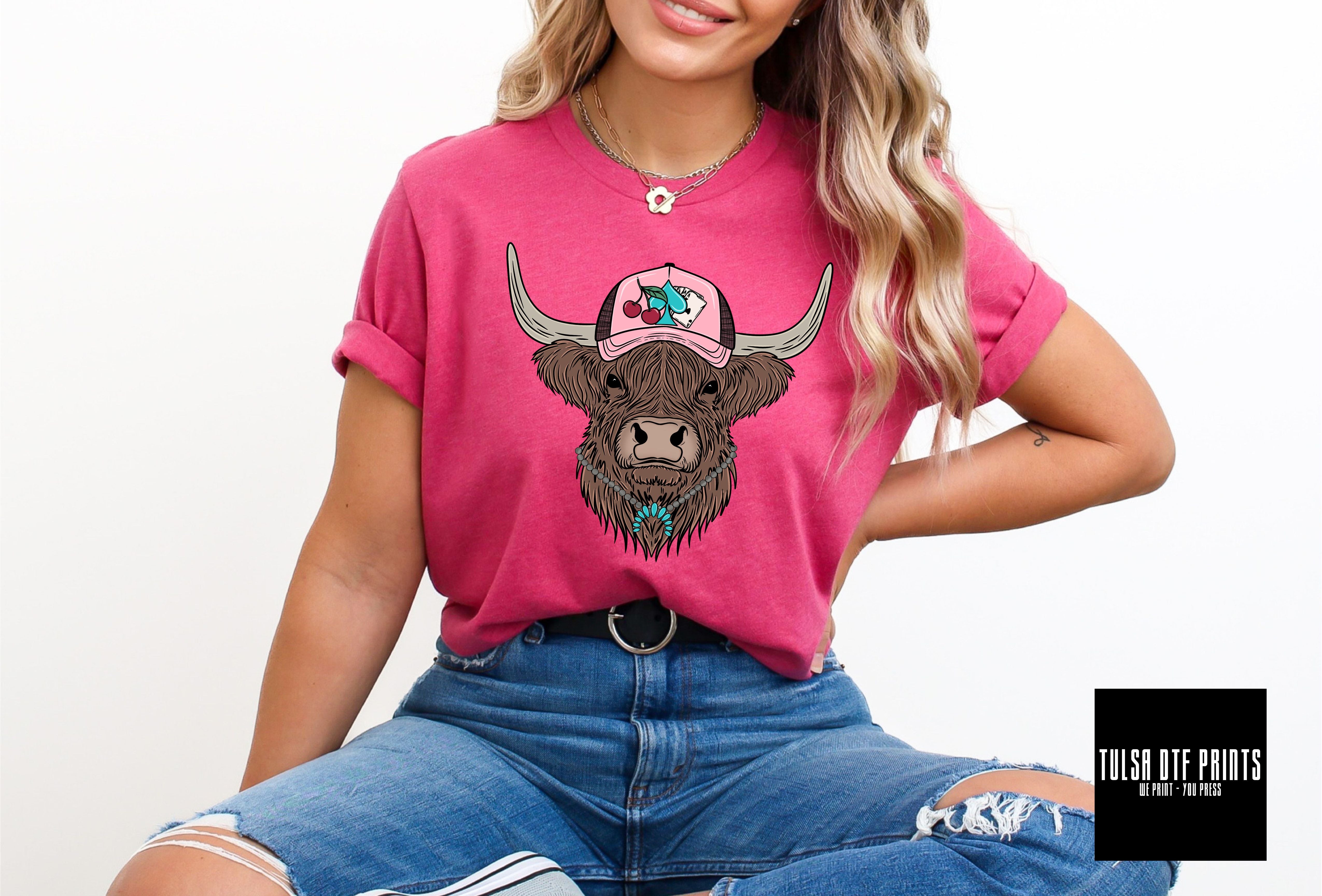DTF TRUCKER HAT COW TRANSFER – Tulsa DTF Prints