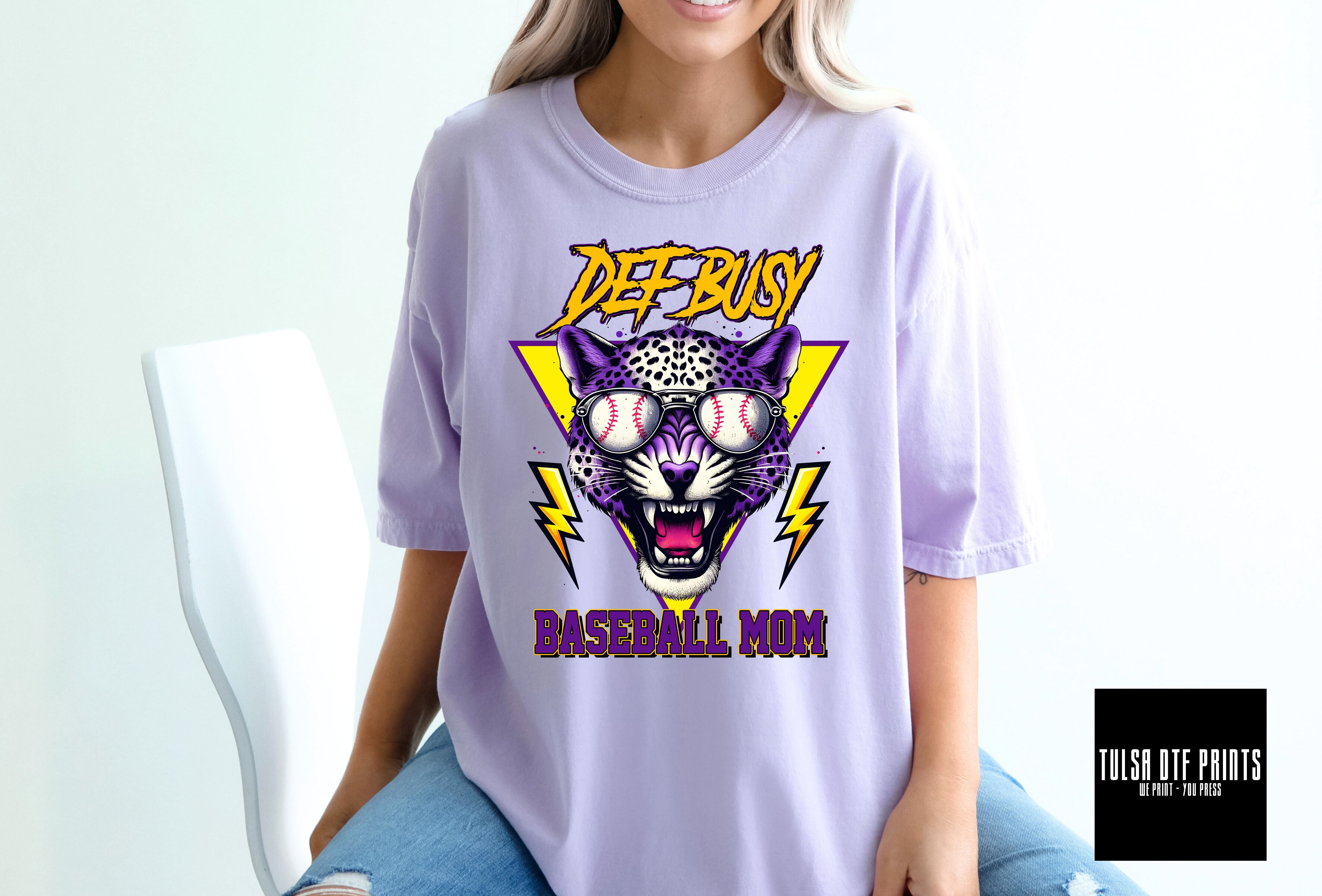 DTF DEF BUSY BASEBALL MOM TRANSFER – Tulsa DTF Prints