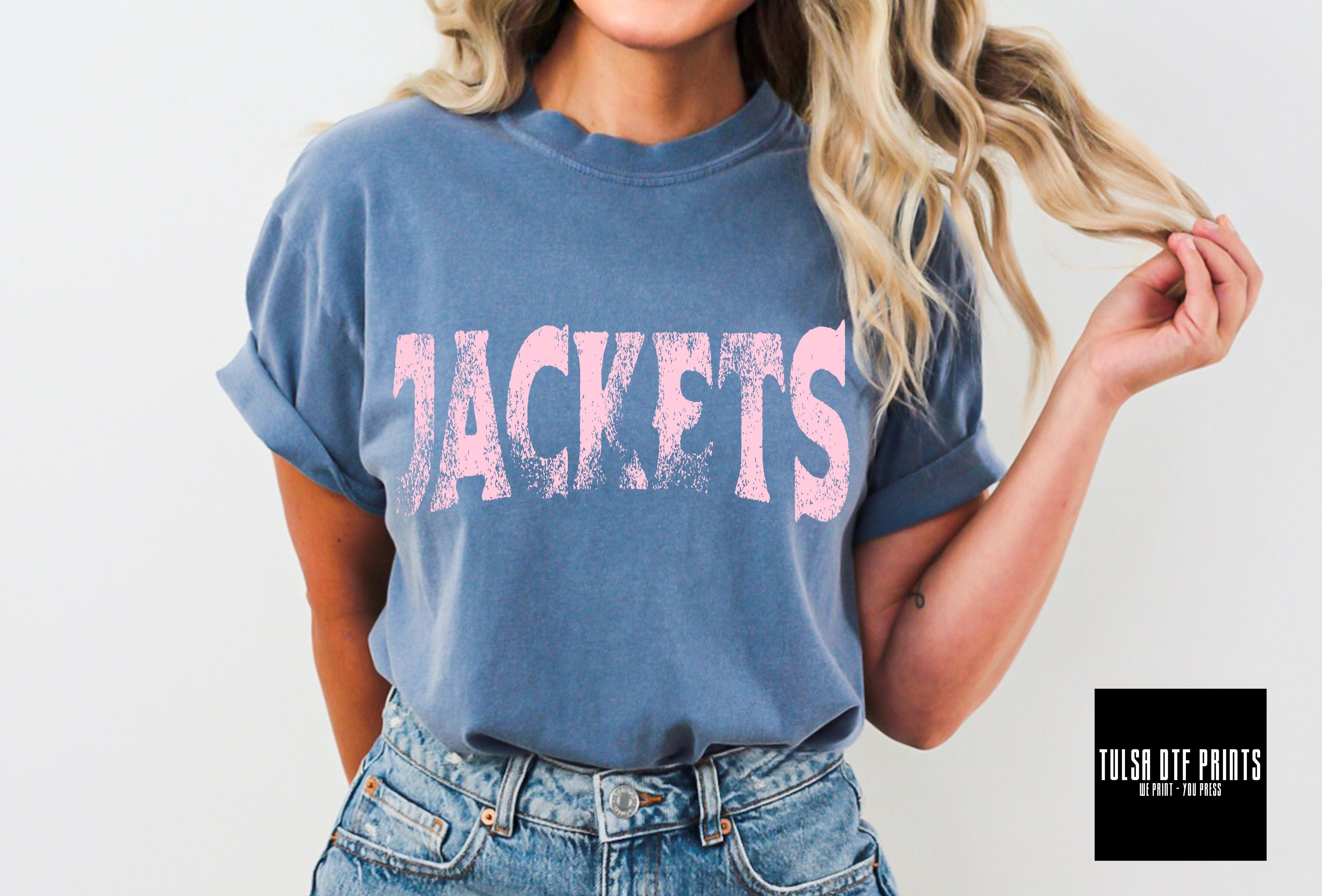 DTF JACKETS PINK GRUNGE MASCOT TRANSFER – Tulsa DTF Prints