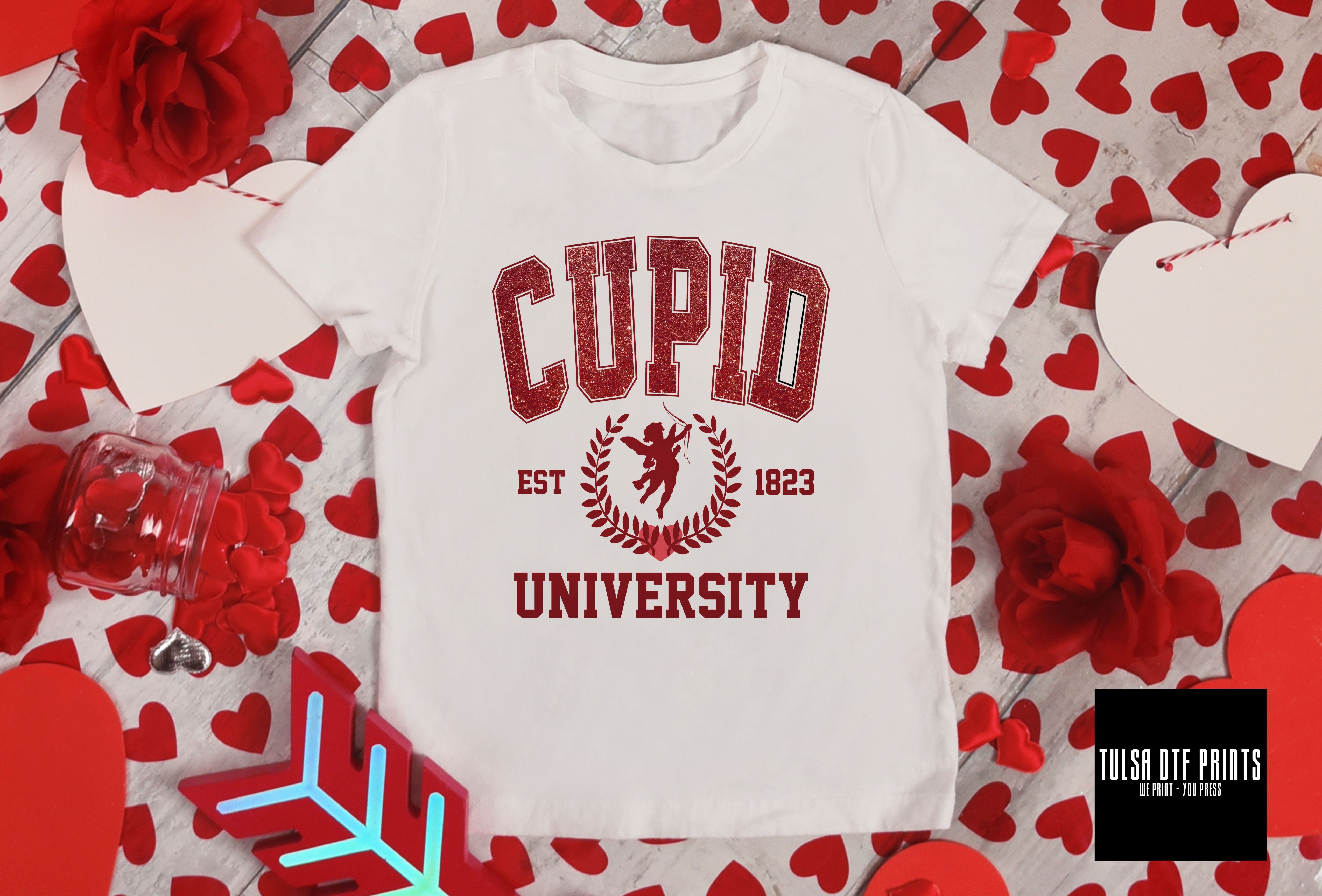 DTF CUPID UNIVERSITY TRANSFER – Tulsa DTF Prints
