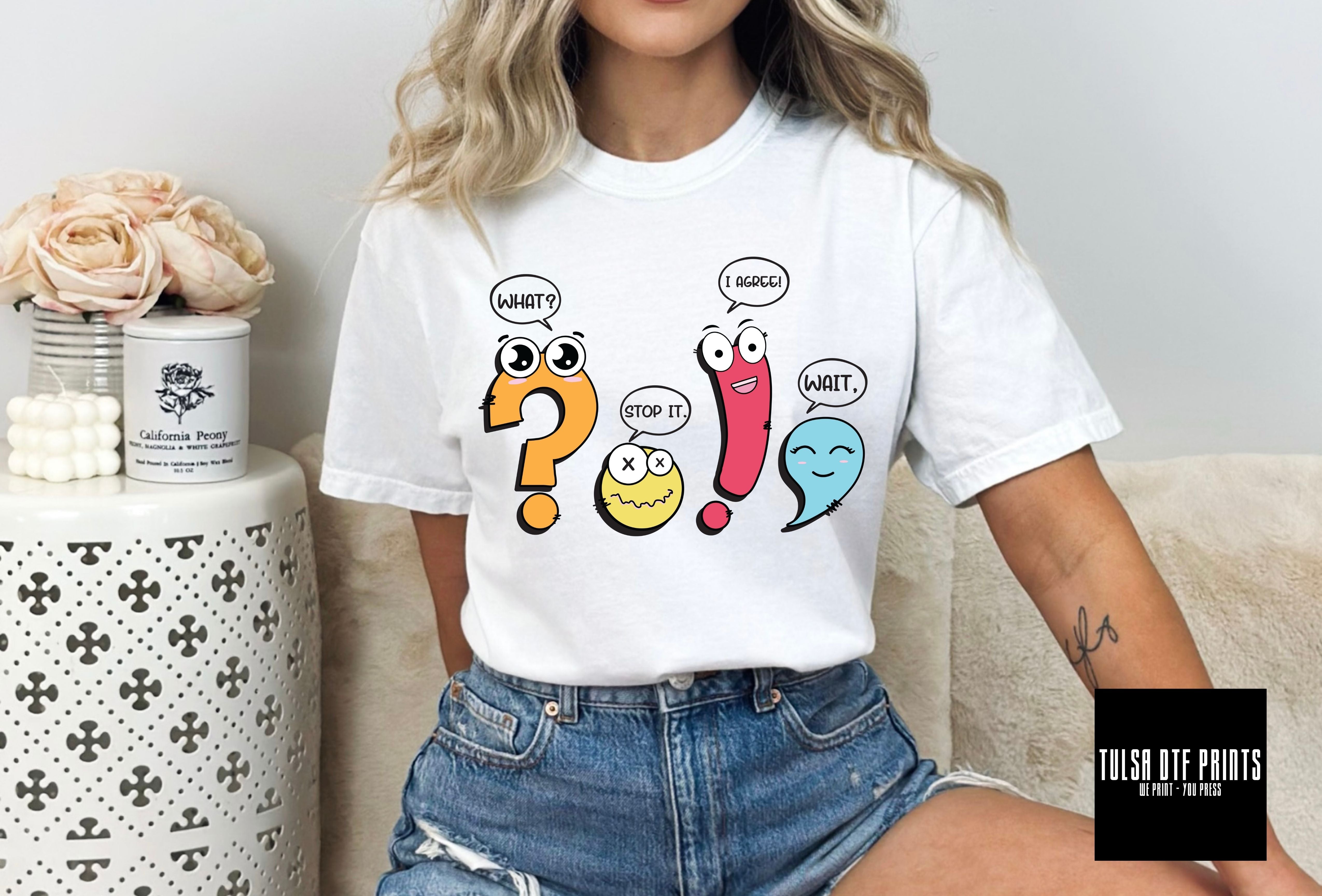 DTF FUN EDUCATIONAL SYMBOLS TRANSFER – Tulsa DTF Prints
