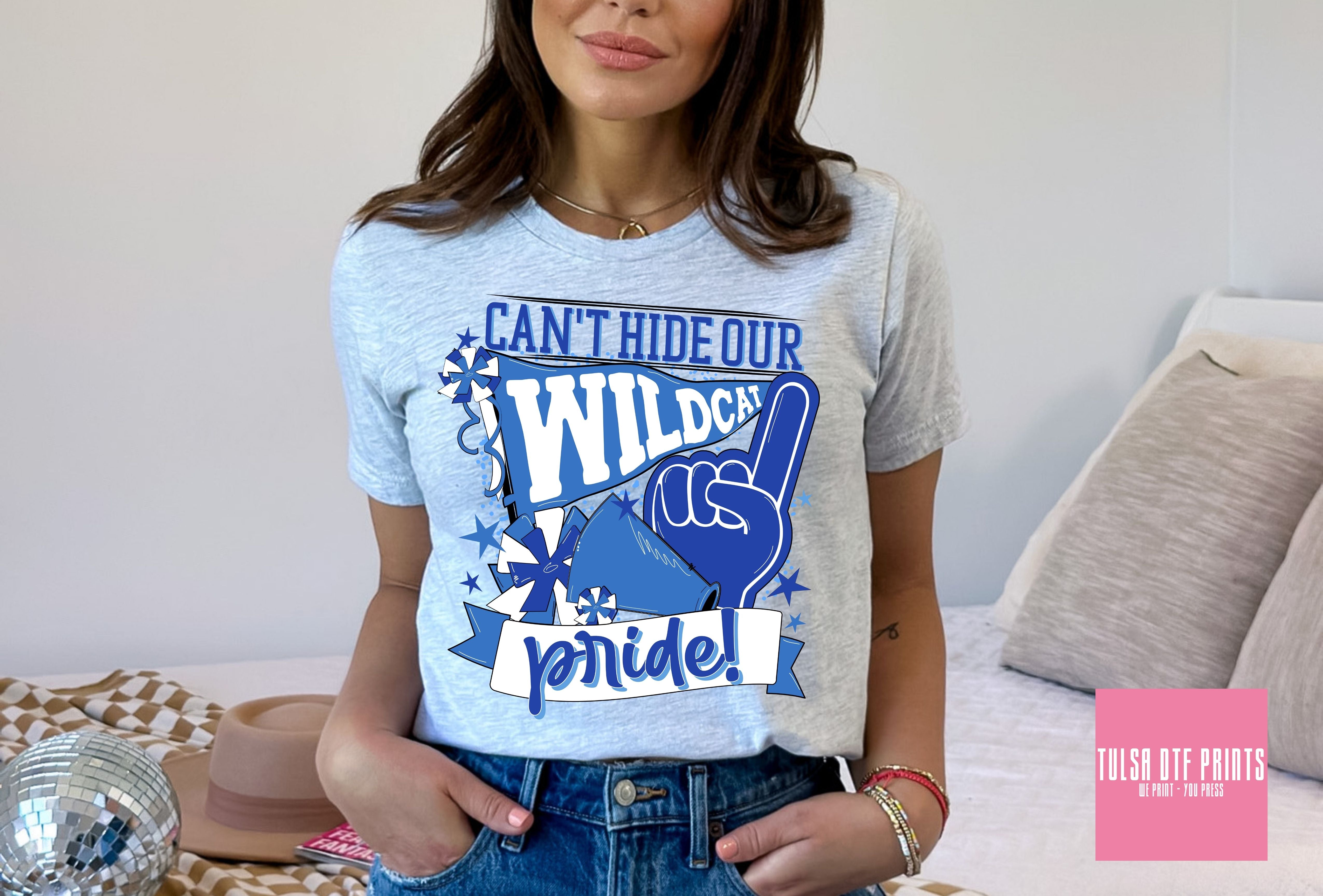 DTF WILDCAT PRIDE ROYAL/WH GAME DAY TRANSFER – Tulsa DTF Prints
