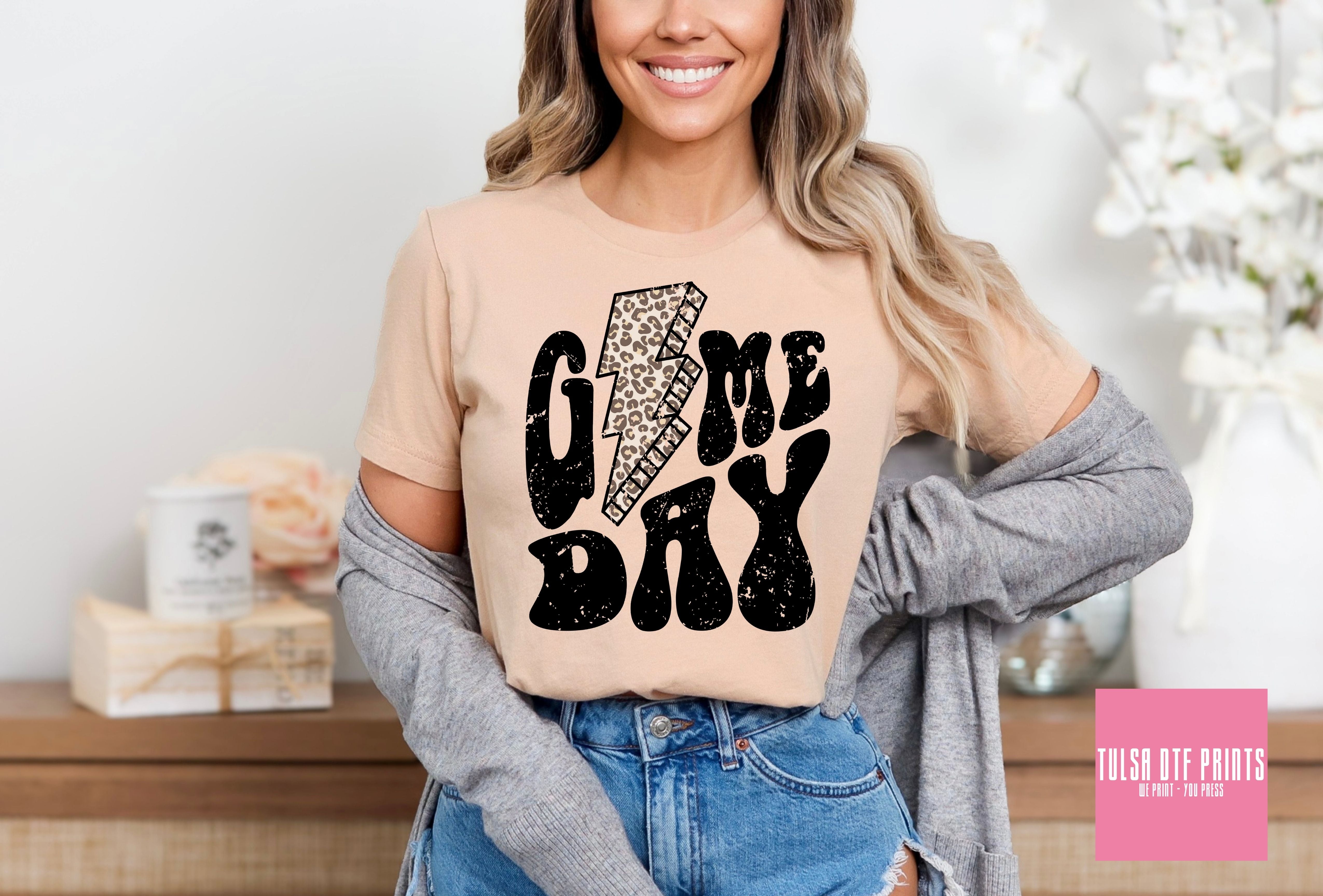 DTF GAME DAY GROOVY W/ LEO LB TRANSFER – Tulsa DTF Prints