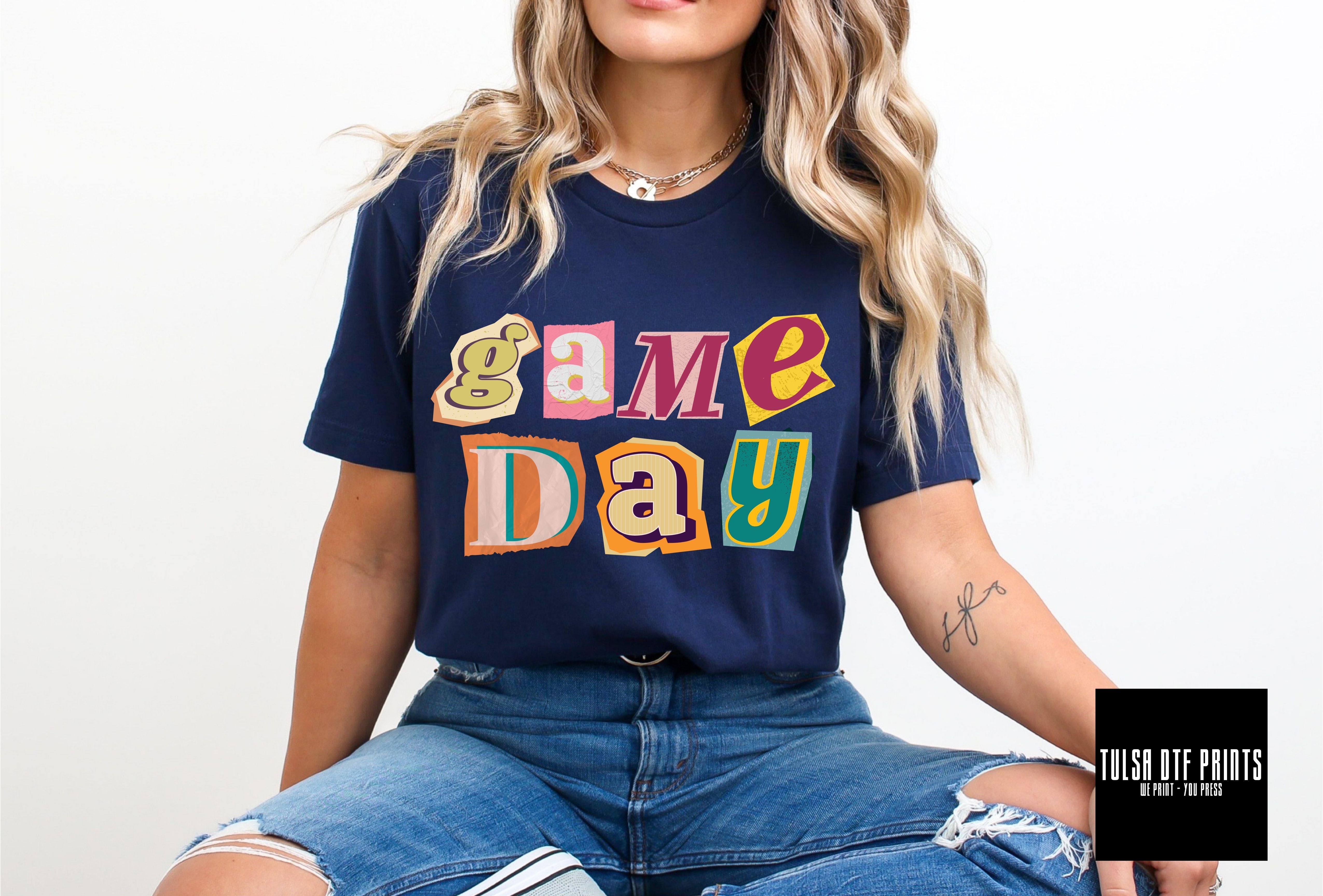 DTF GAME DAY CUTOUT LETTERS TRANSFER – Tulsa DTF Prints