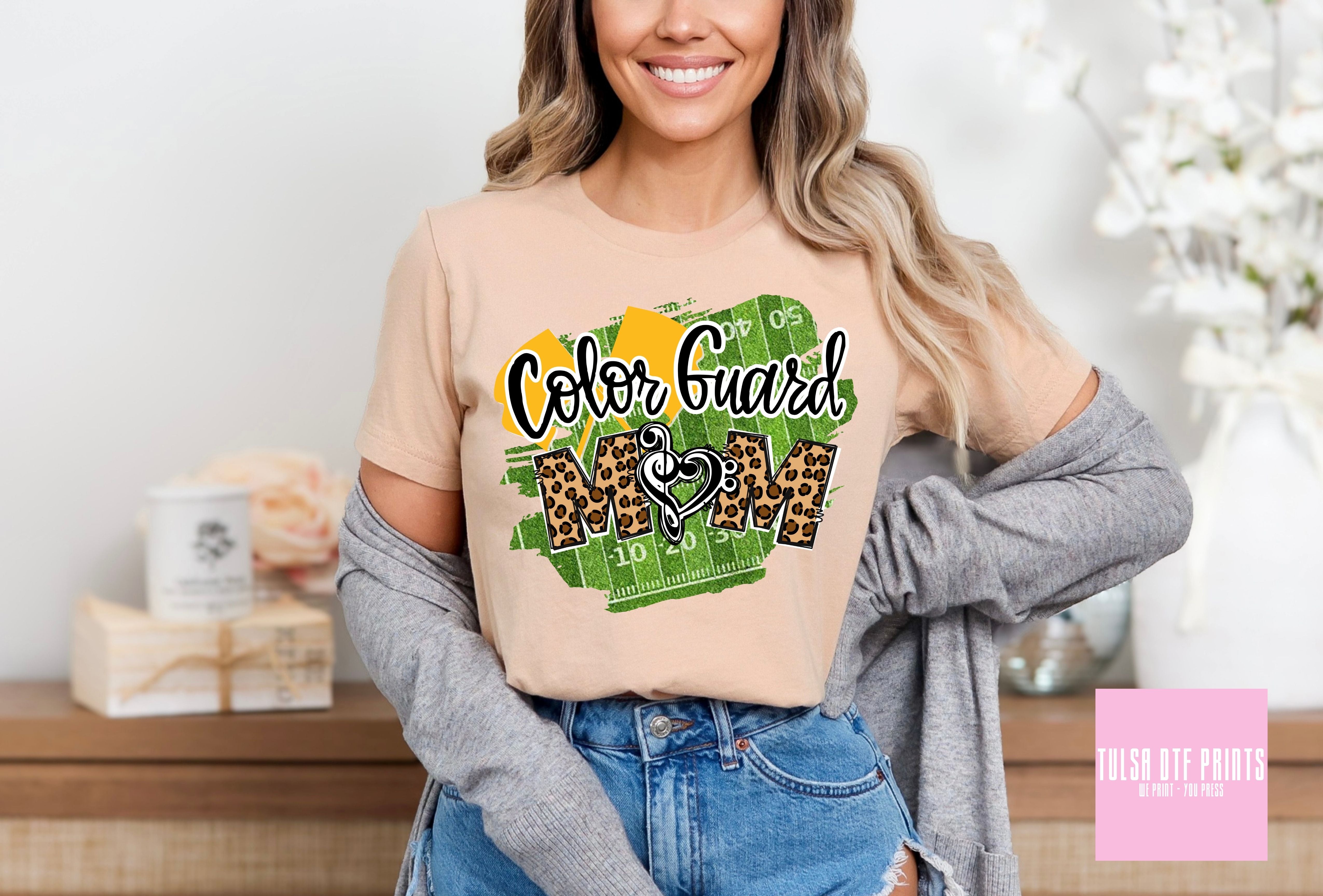 DTF COLOR GUARD MOM (6 COLORS AVAILABLE) TRANSFER – Tulsa DTF Prints