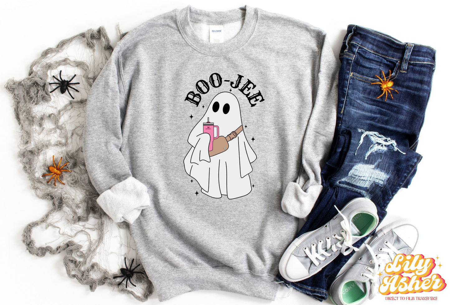 DTF BOO-JEE GHOST TRANSFER – Tulsa DTF Prints