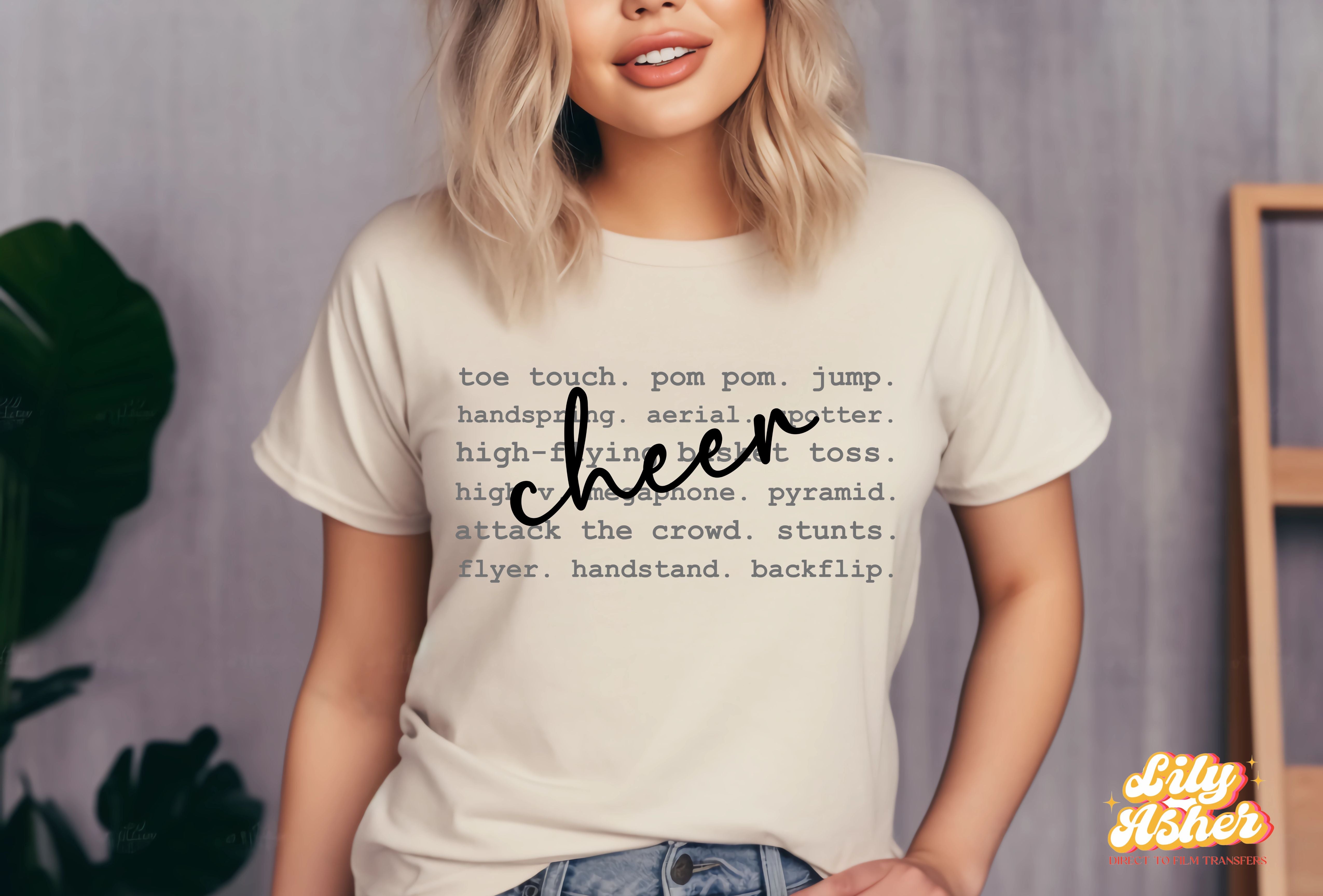 DTF CHEER THINGS TRANSFER – Tulsa DTF Prints