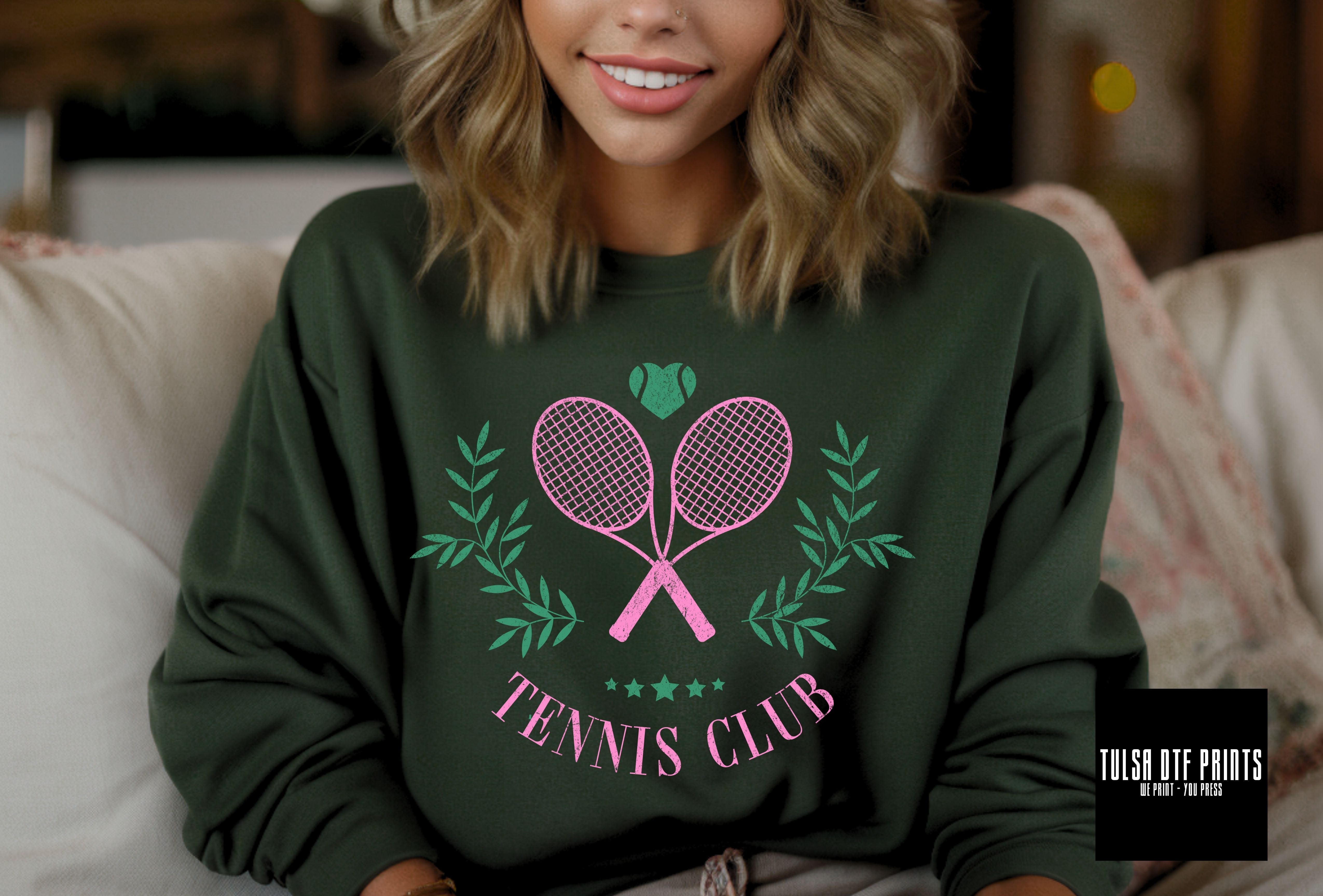 DTF TENNIS CLUB TRANSFER – Tulsa DTF Prints