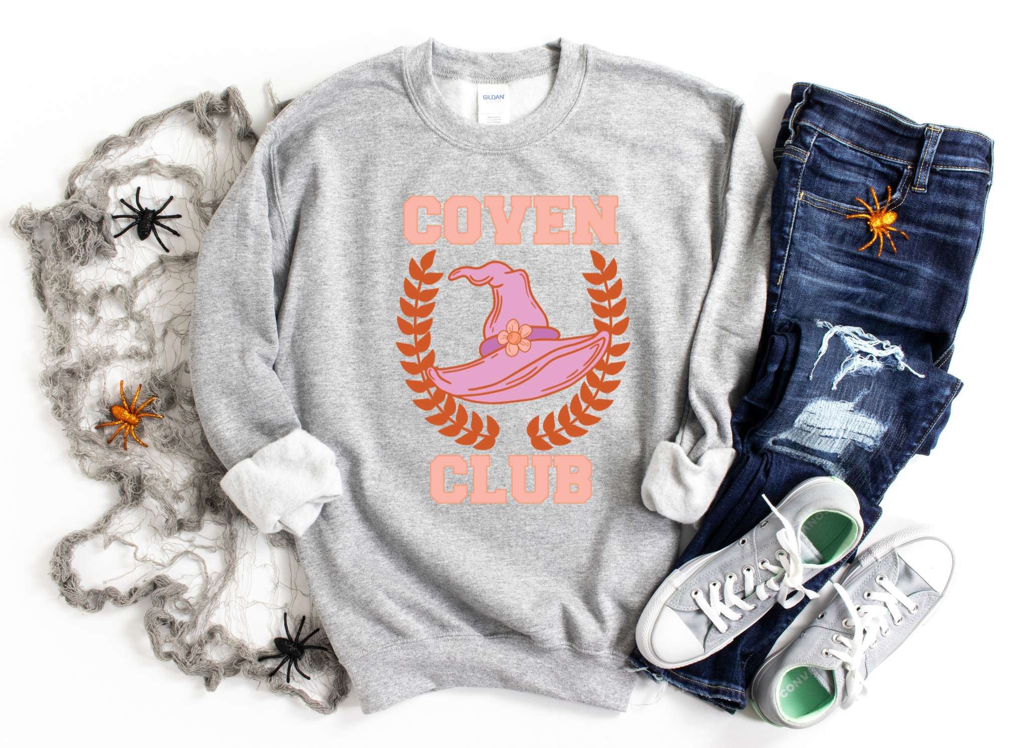 DTF COVEN CLUB DISTRESSED TRANSFER – Tulsa DTF Prints