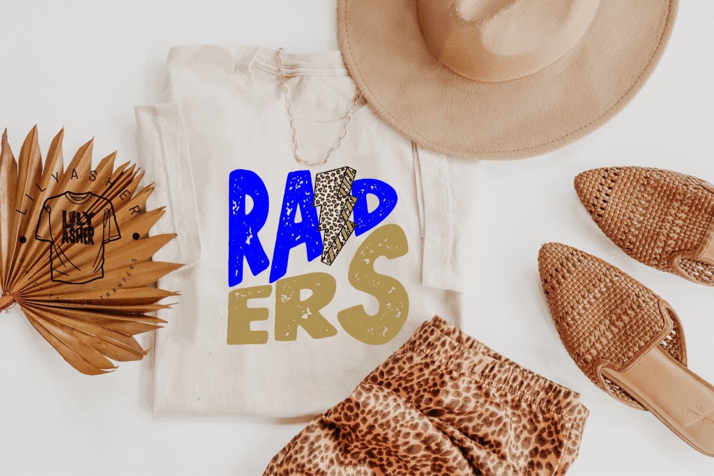 DTF RAIDERS ROYAL/GOLD LB TRANSFER – Tulsa DTF Prints